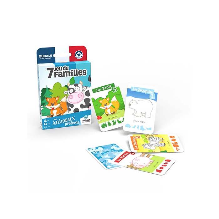 7 Families "MY FAVORITE ANIMALS" - Ducale the French game.